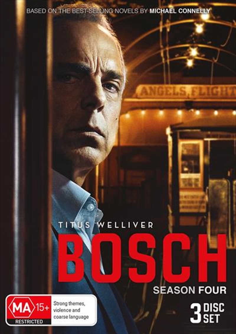 Universal Sony Pictures Bosch - Season 4 DVD - Free Shipping